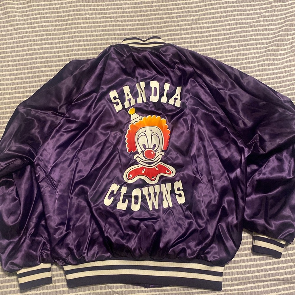 Y2k Vintage (L) Sandia Clowns Bomber Jacket - Gem